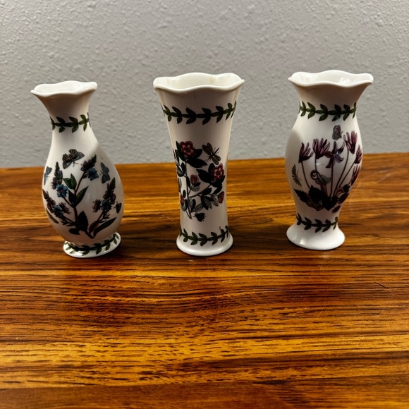 port meirion | Accents | Port Meirion Miniature Botanical Garden Vases ...